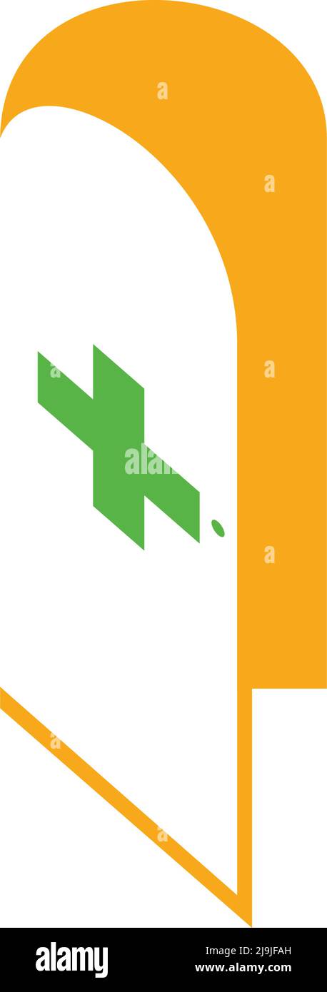 open door medical health logo Icon Illustration Brand Identity Stock ...