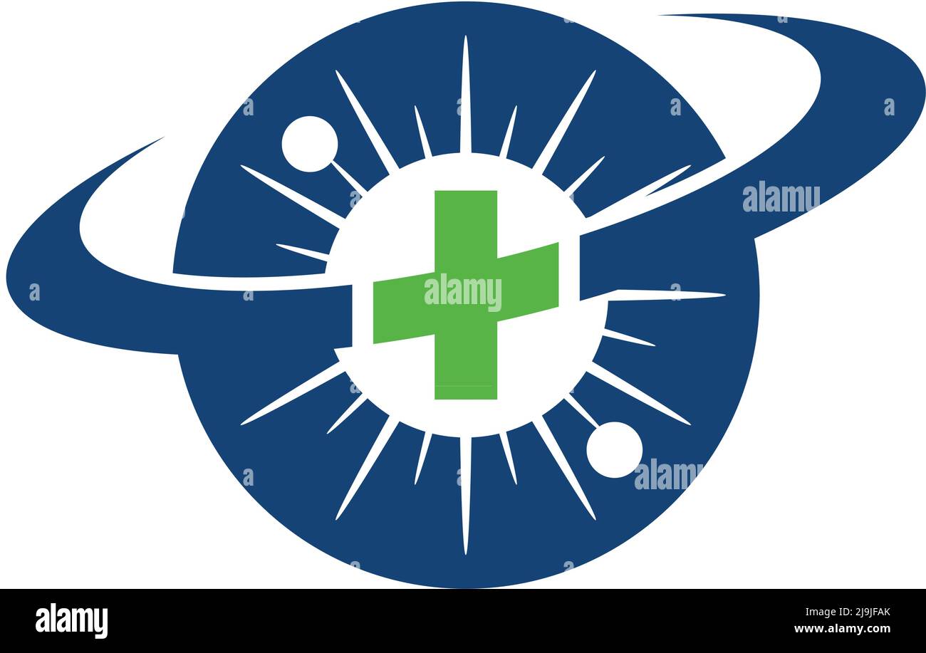 Eye Medical health solution Logo Icon Illustration Brand Identity Stock ...