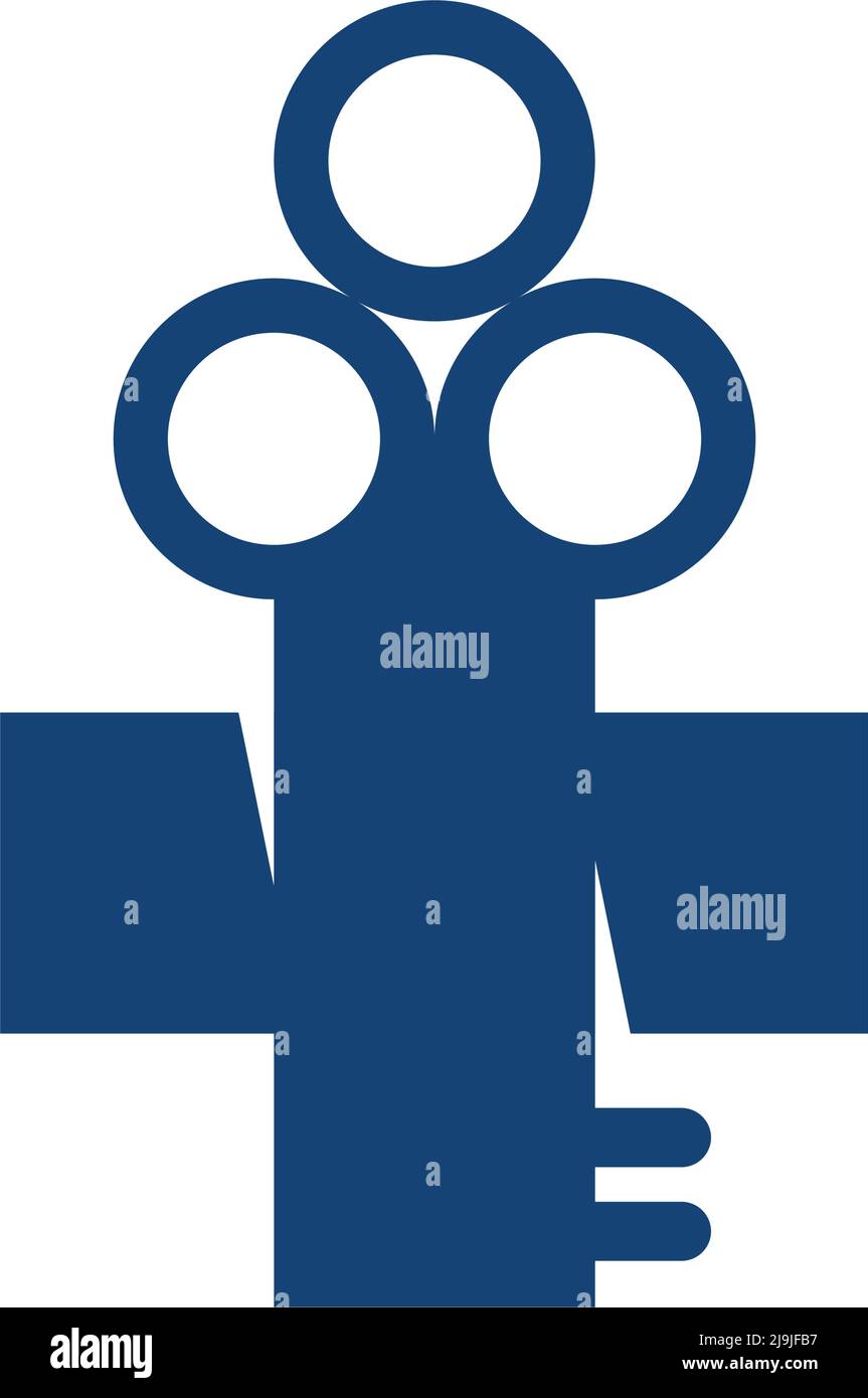 key Medical health logo Icon Illustration Brand Identity Stock Vector ...