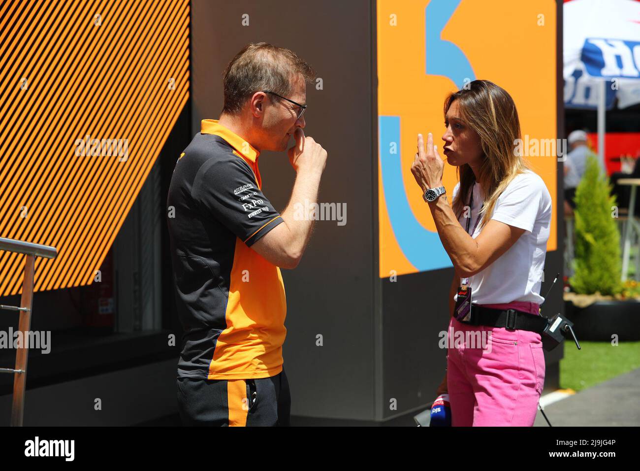 Barcelona, Spain. 22nd May, 2022. Andreas Seidl (GER) - Mclaren F1 Team ...