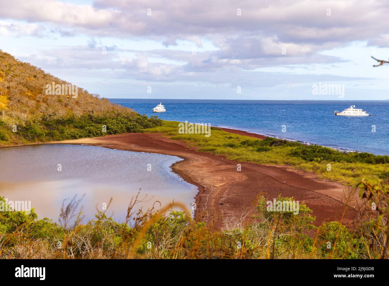 Red sand beach, rabida island hi-res stock photography and images - Alamy