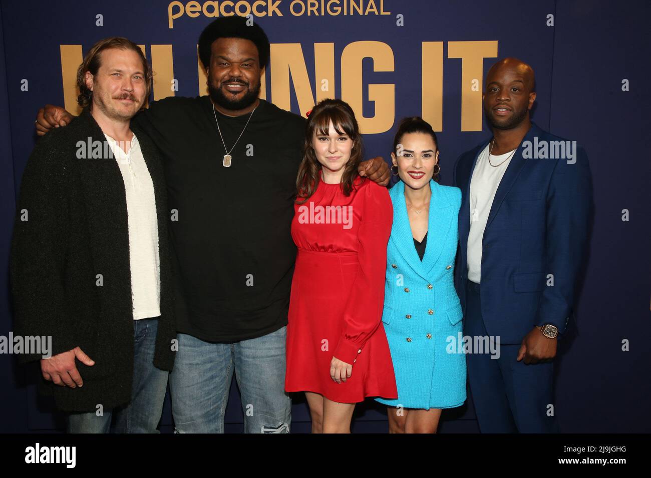 Hollywood, Ca. 23rd May, 2022. Scott MacArthur, Craig Robinson, Claudia O'Doherty. Stephanie ...