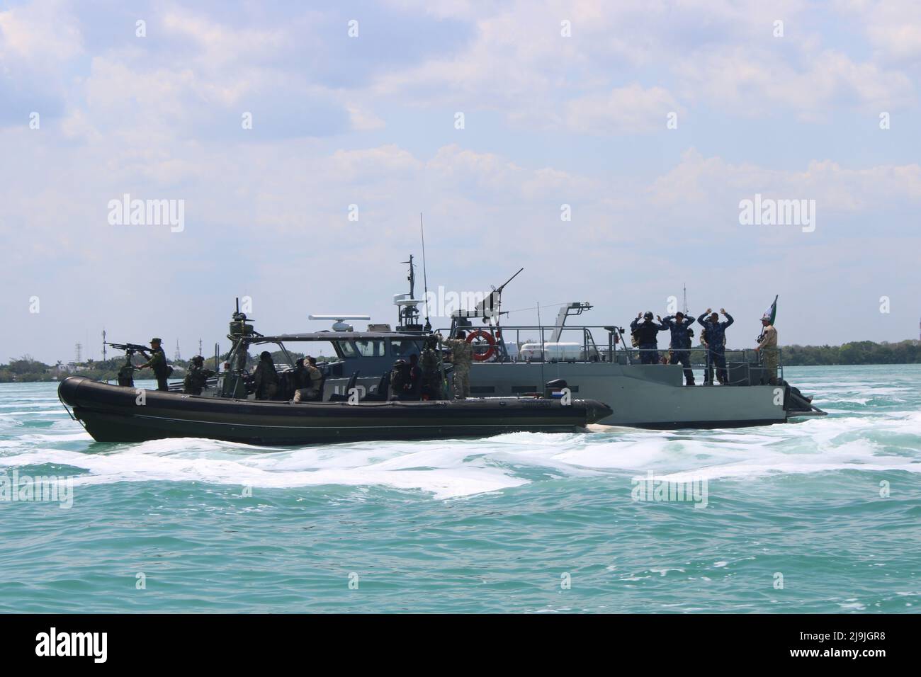 7th Special Forces Group (Airborne) conduct open water interdiction ...