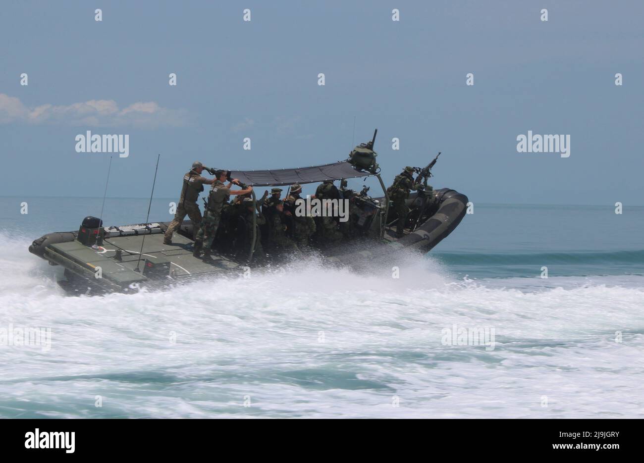 7th Special Forces Group (Airborne) conduct open water interdiction ...