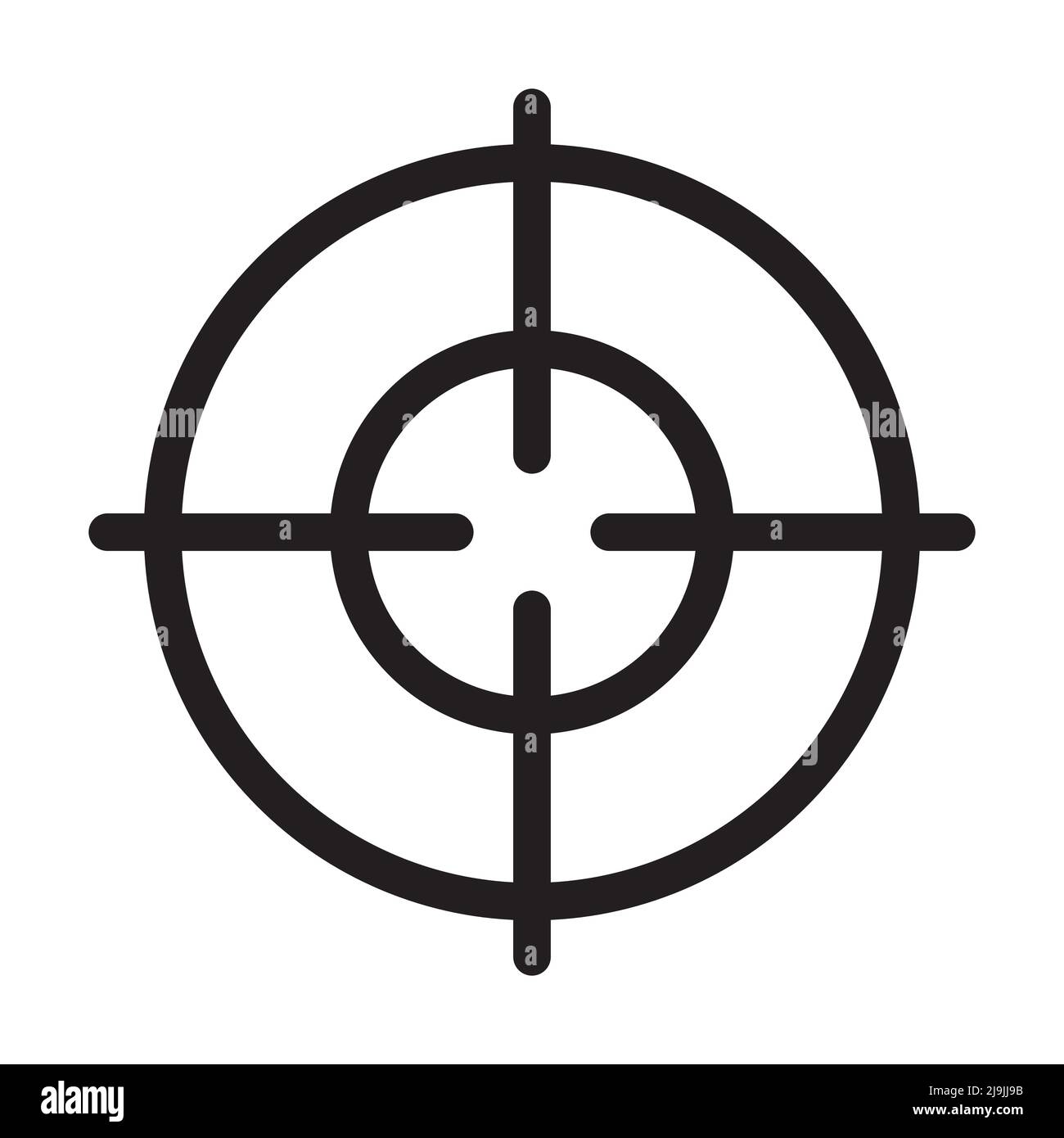 target icon vector for graphic design, logo, website, social media ...