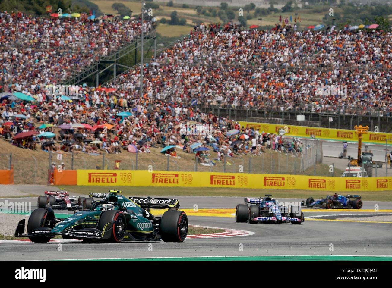 Barcelona, Spain. 22nd May, 2022. Sebastian Vettel (GER) Aston Martin ...