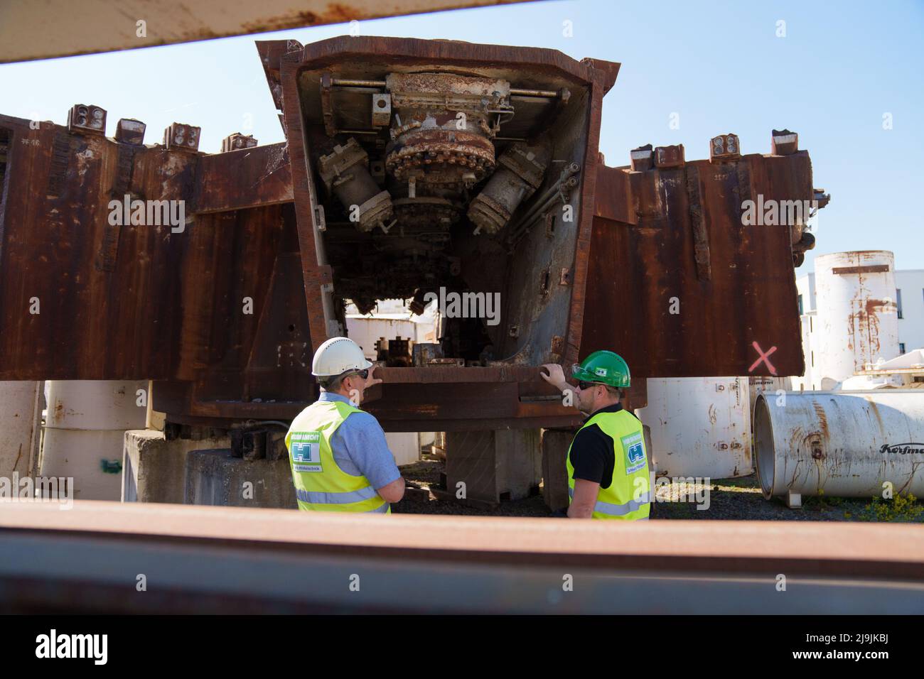 Old tunnel boring machine hi-res stock photography and images - Alamy