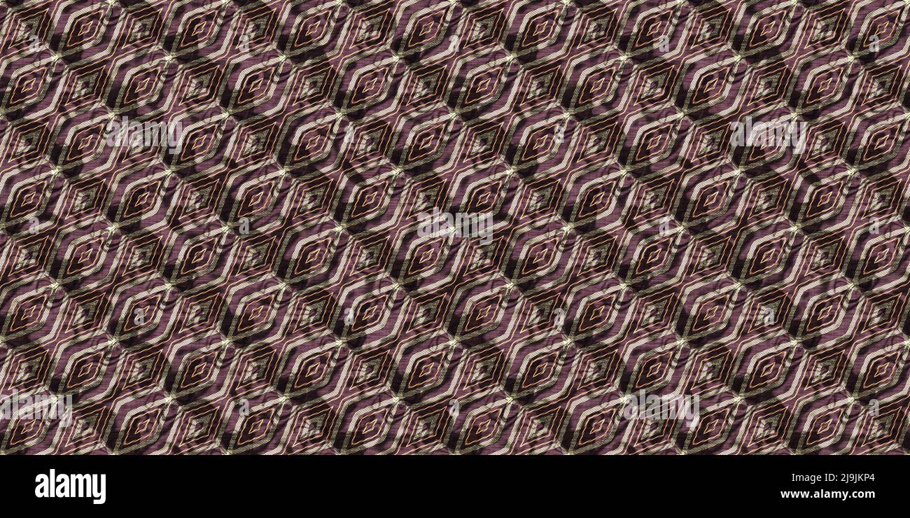 Earthy colours antique victorian geometric seamless border pattern in ...