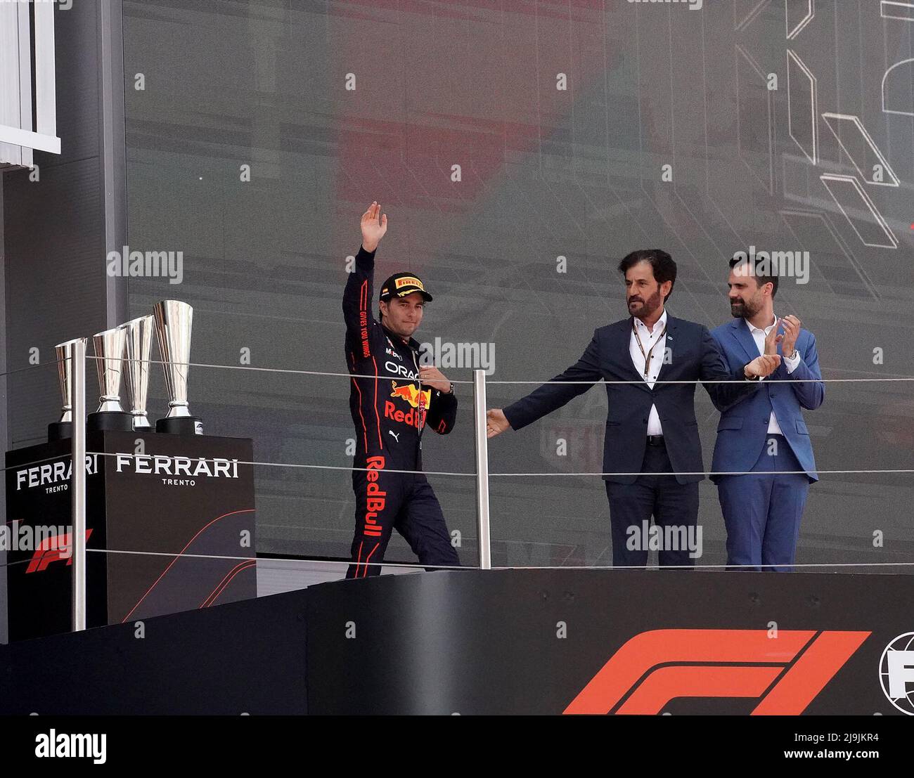 Barcelona, Spain. 22nd May, 2022. Race Podium during FORMULA 1 PIRELLI ...