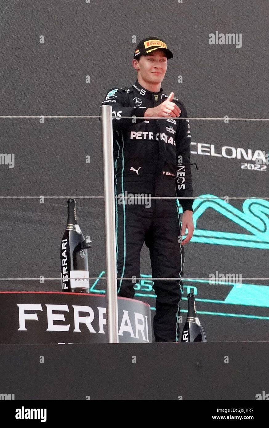 Barcelona, Spain. 22nd May, 2022. Race Podium during FORMULA 1 PIRELLI ...