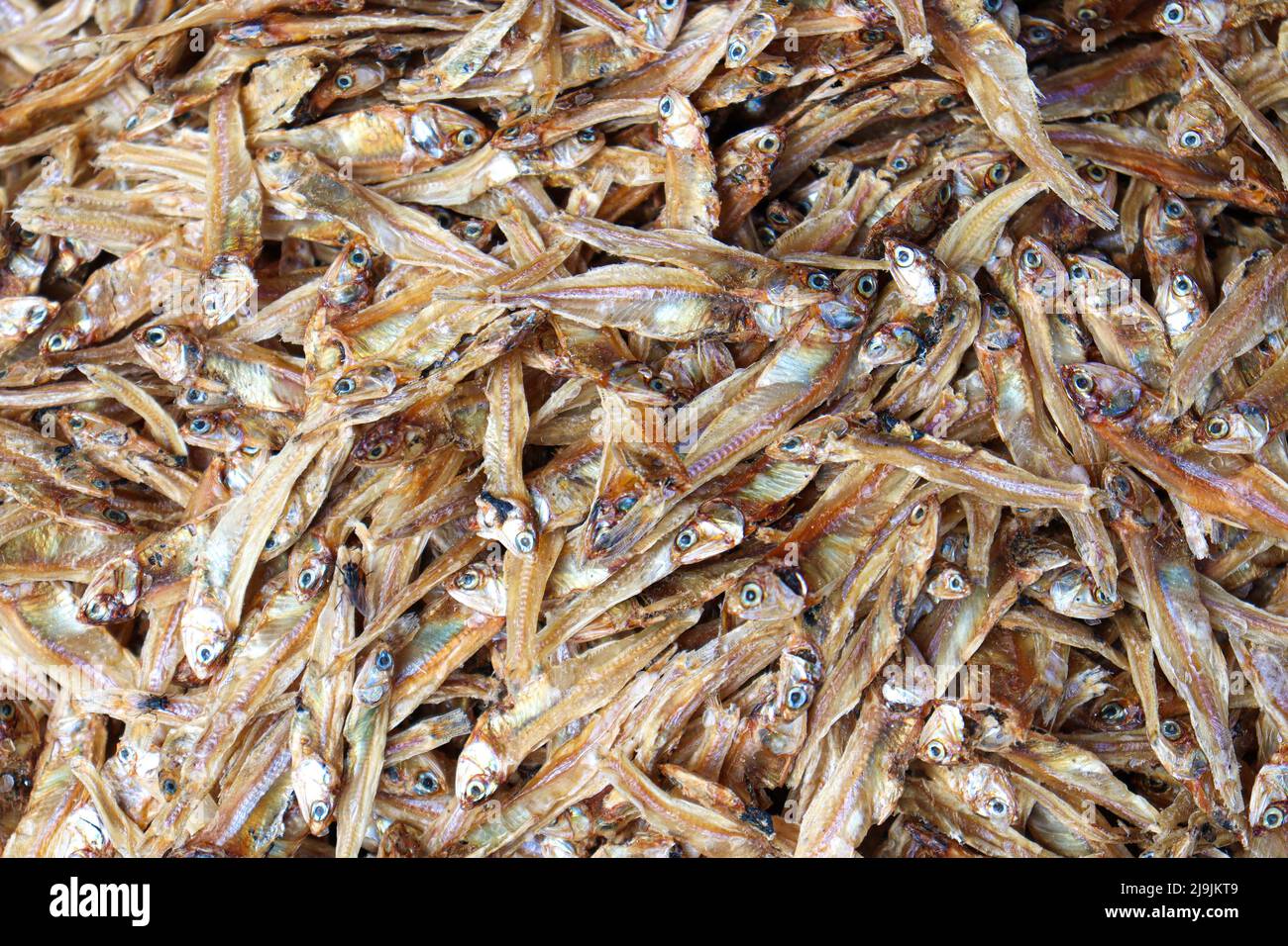 tasty dried and salted fish stock on shop for sell Stock Photo - Alamy