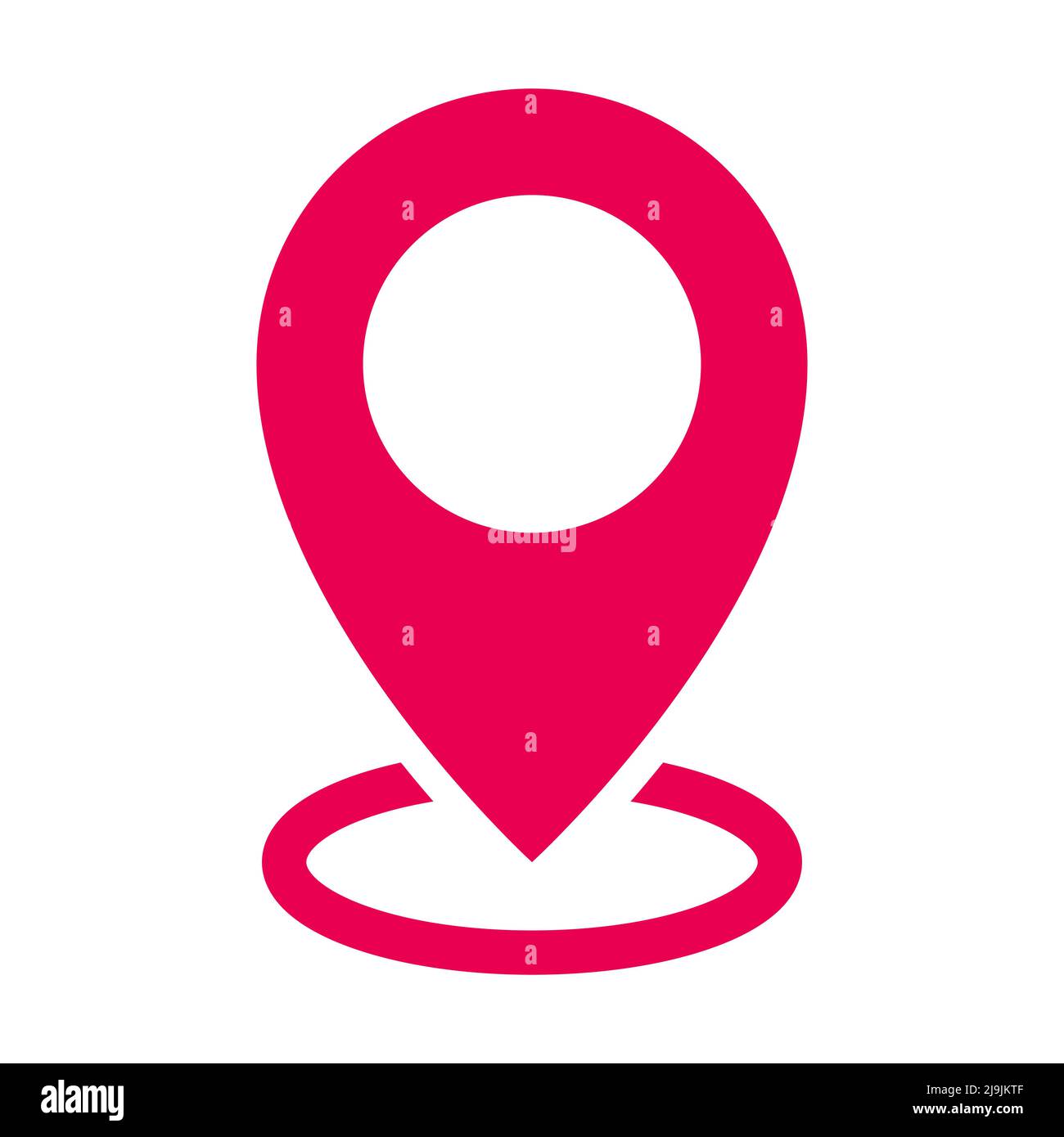 Pin point map Location icon vector for graphic design, logo, website ...