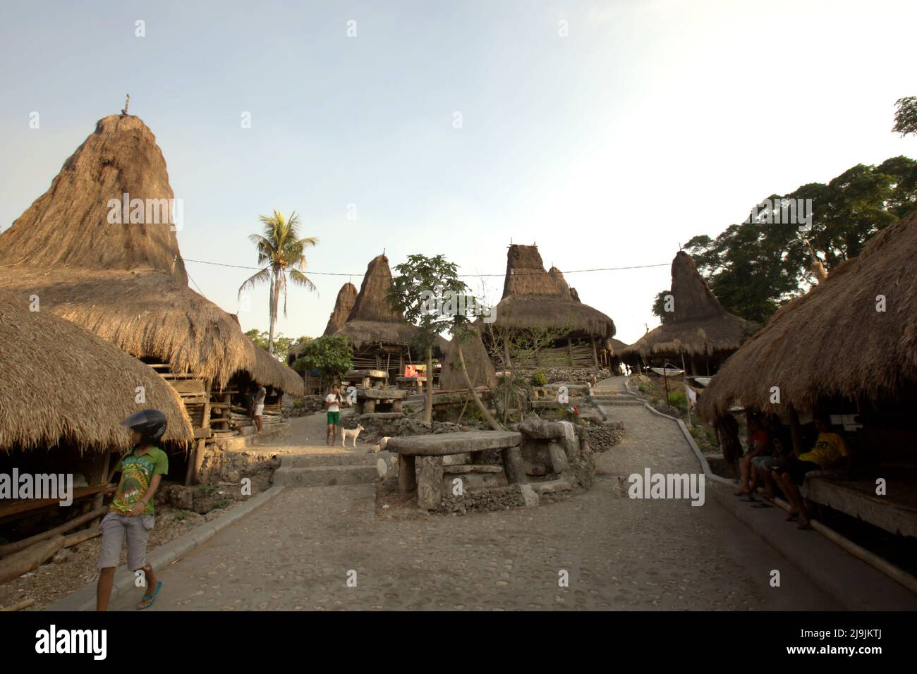 Landscape of traditional village of Tarung in Soba Wawi, Loli ...