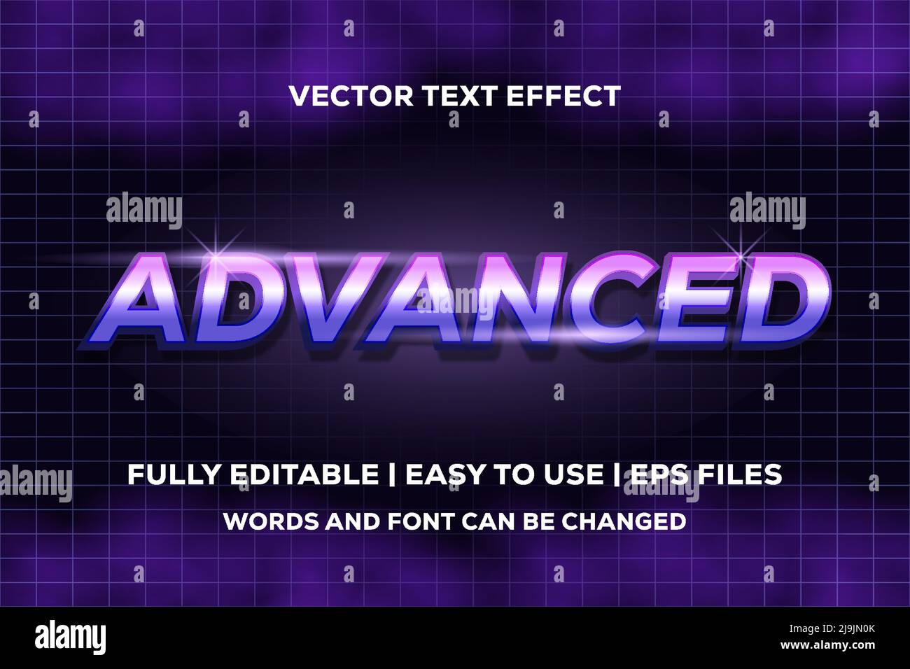 advanced text effect fully editable Stock Vector Image & Art - Alamy