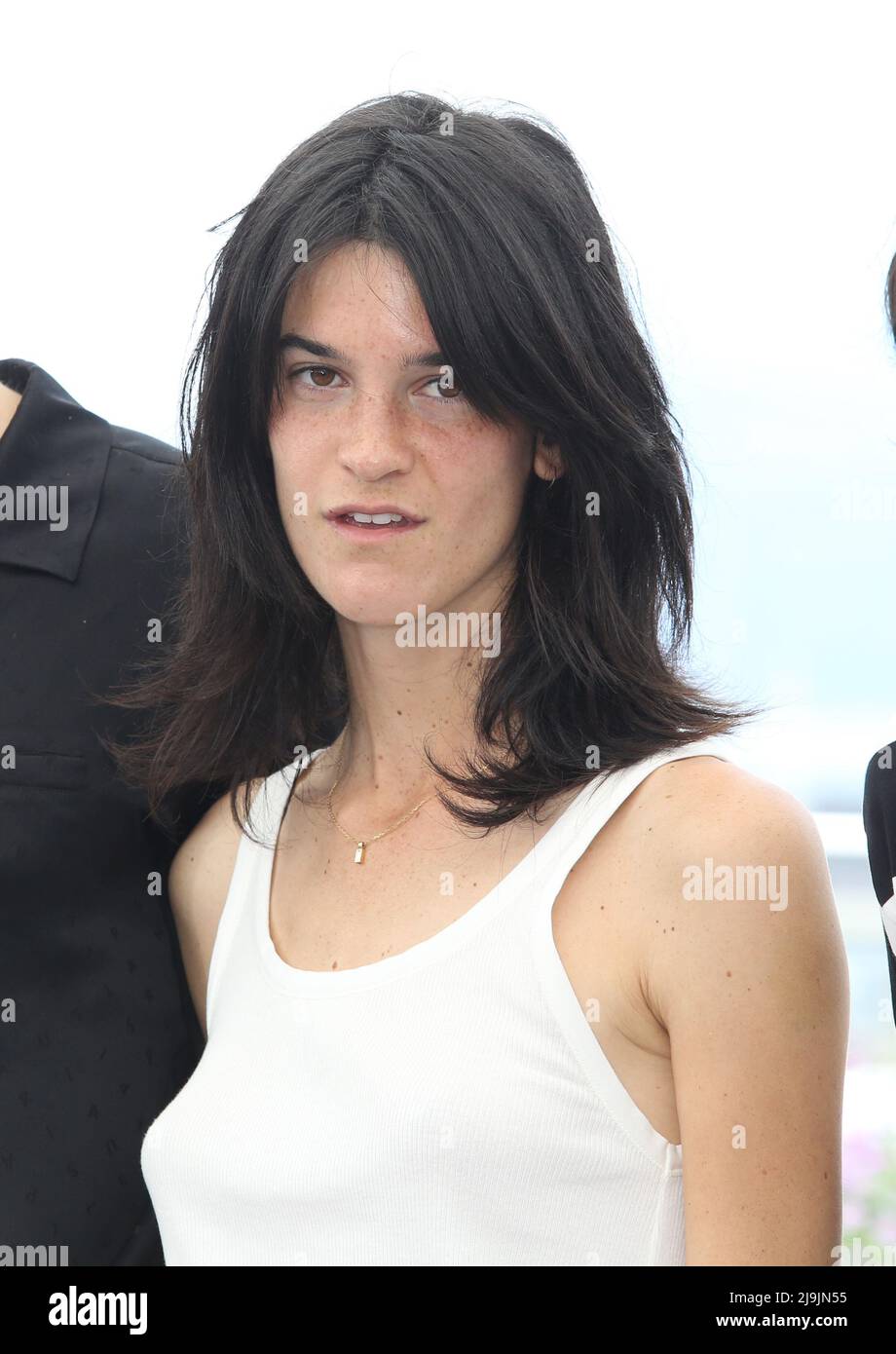Cannes, France. May 23, 2022, Suzanne Lindon attends the photocall for ...