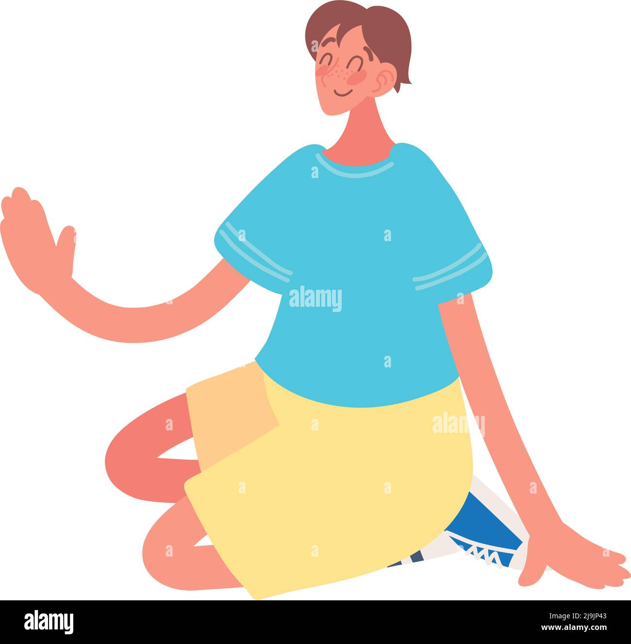 young man character Stock Vector Image & Art - Alamy
