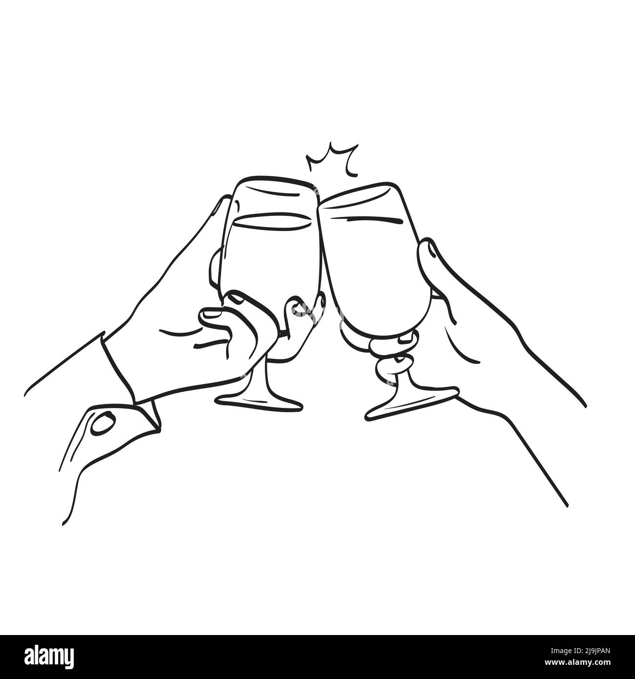 Wine in glasses fresh Stock Vector Images - Alamy