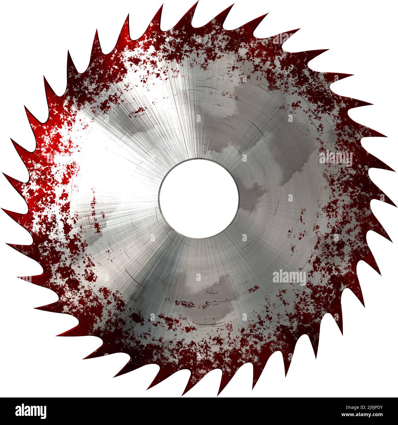 saw blade with blood Stock Photo - Alamy