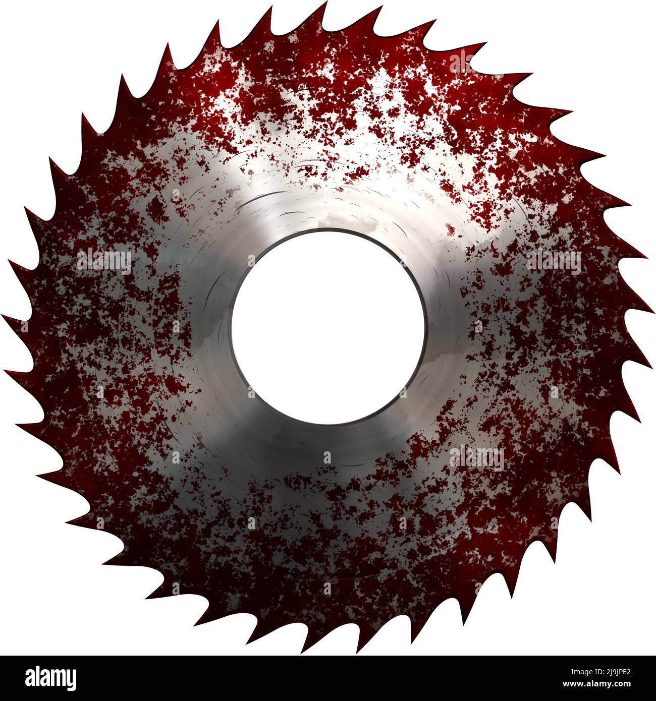 saw blade with blood Stock Photo - Alamy