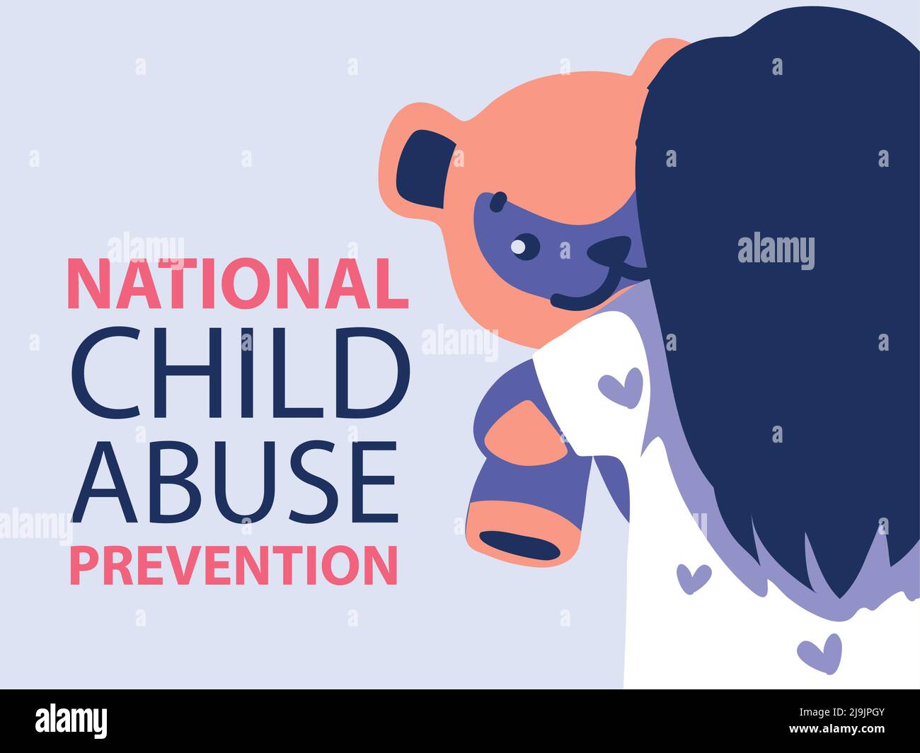 national child abuse prevention card Stock Vector Image & Art - Alamy