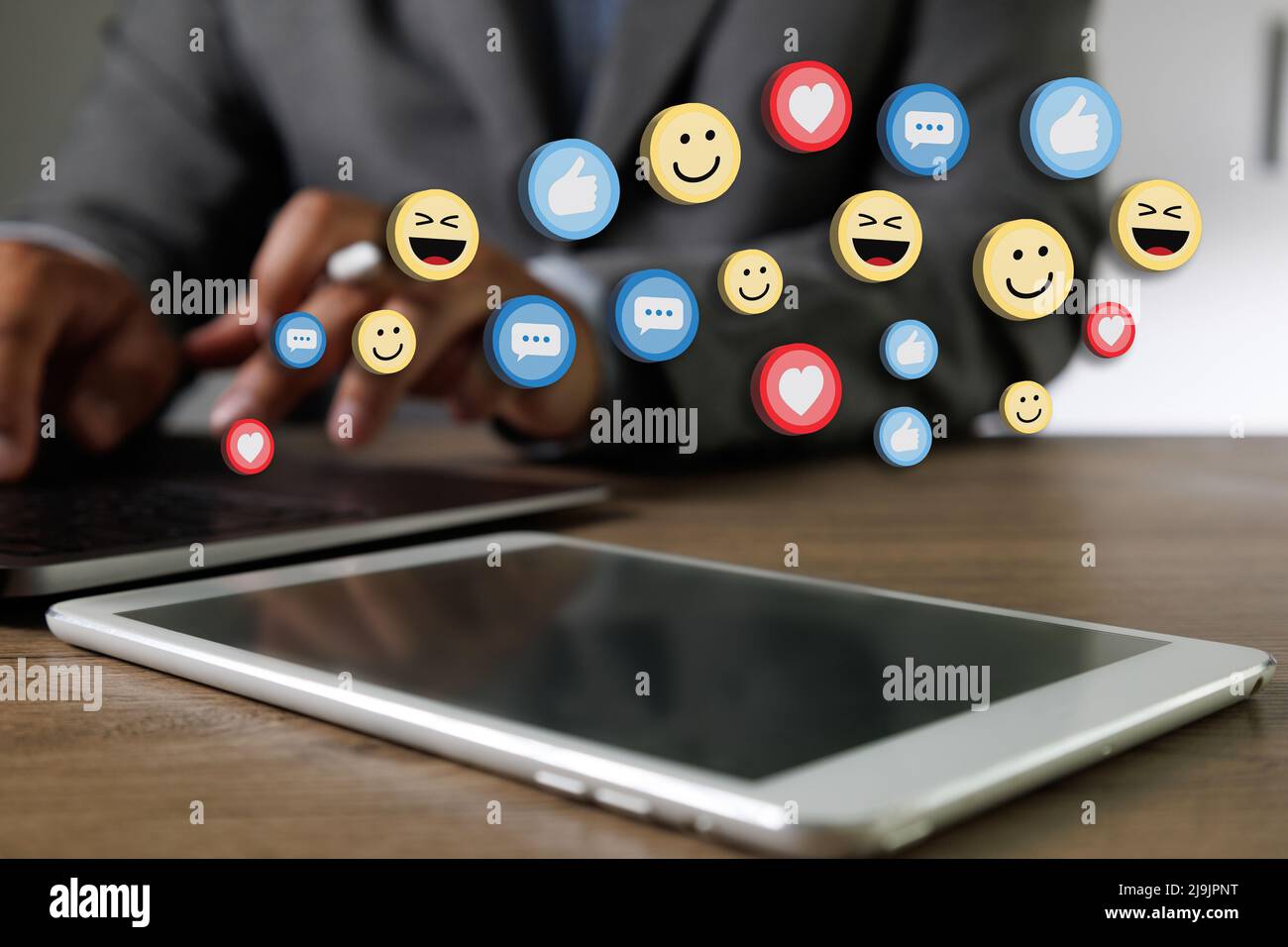 man using smart phone,Social Distancing Social media and Marketing ...