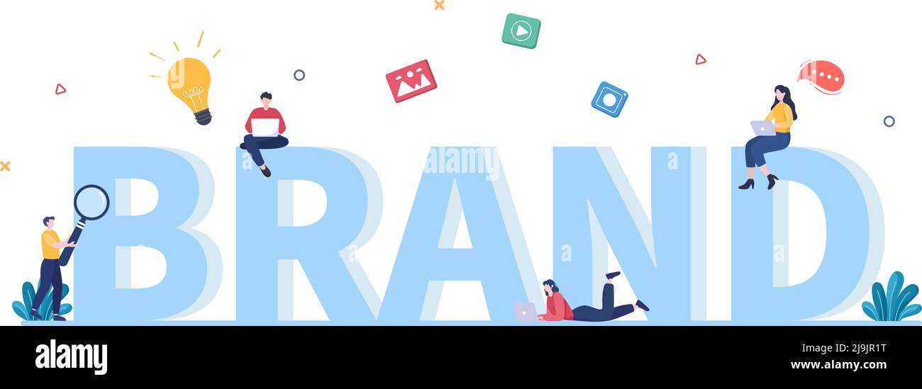 Advertising or ADS Vector Illustration for Mobile Social Media ...