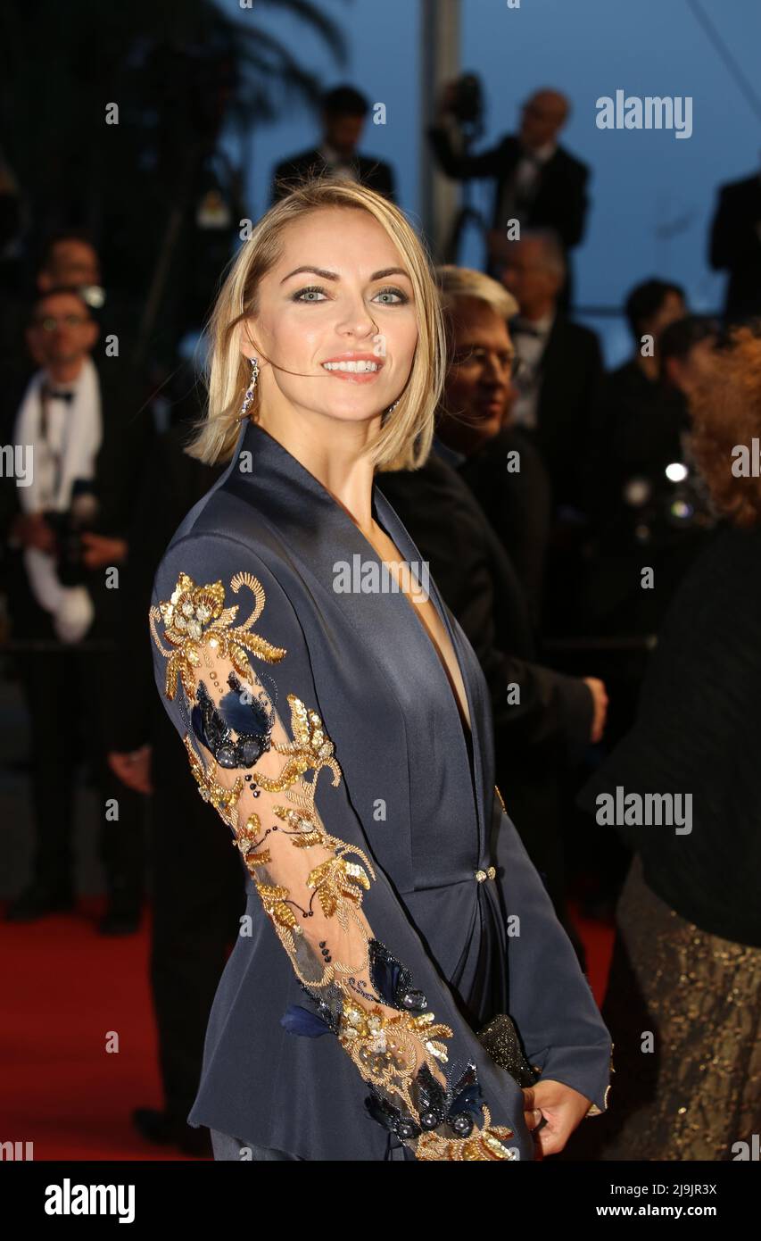 Irma Lake attends the screening of "Crimes Of The Future" during the ...