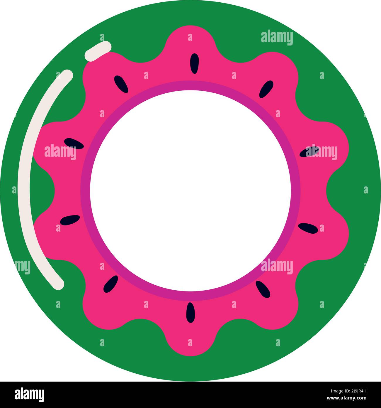 watermelon lifesaver ring Stock Vector Image & Art - Alamy
