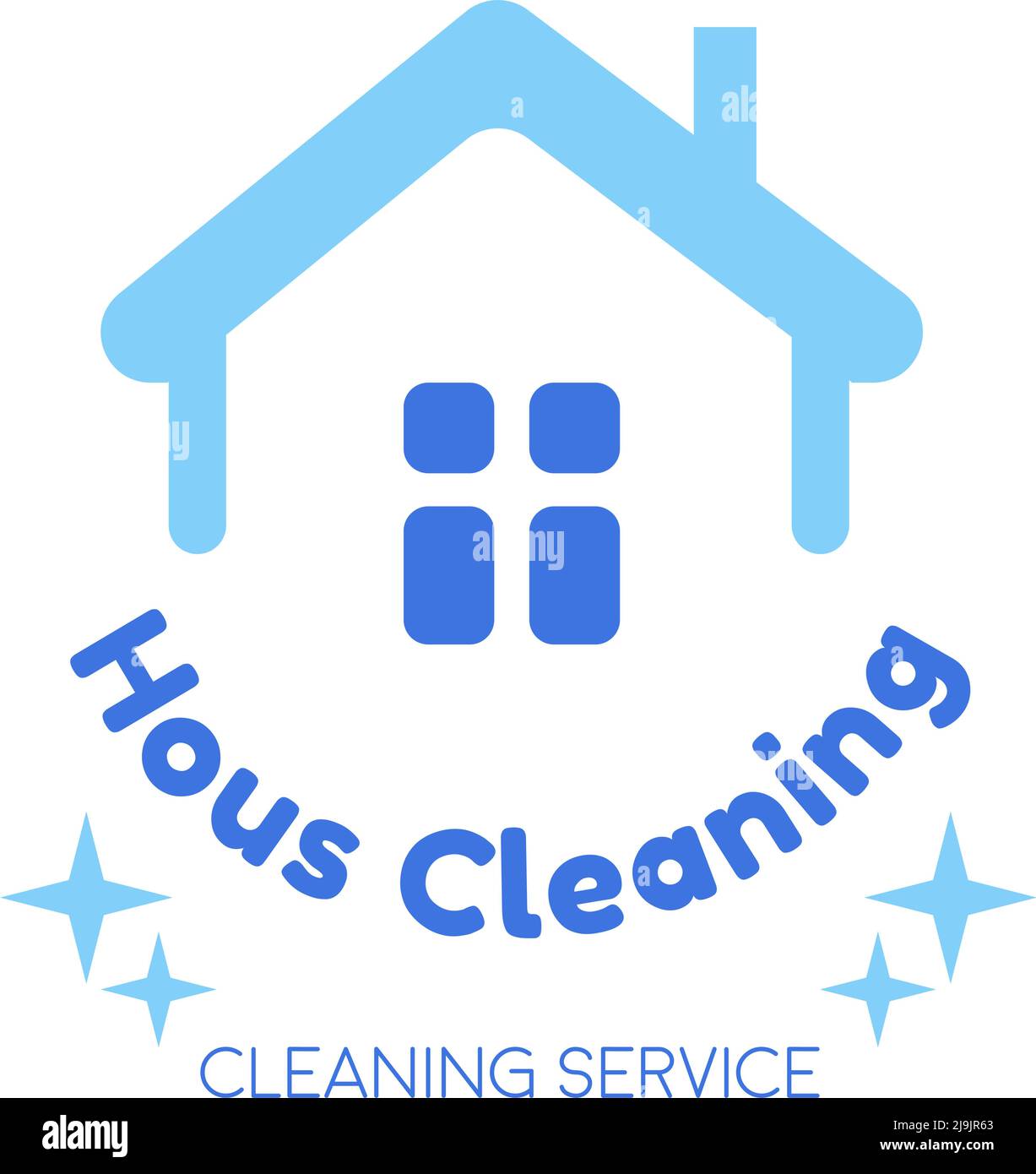 House cleaning company logo template Stock Vector Images - Alamy