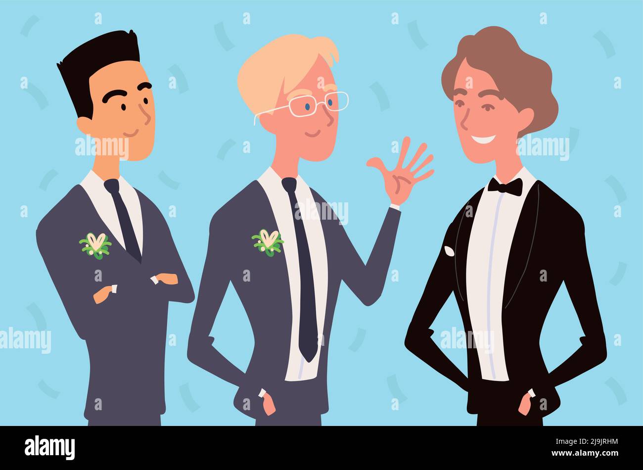 Groomsmen wedding Stock Vector Images - Alamy
