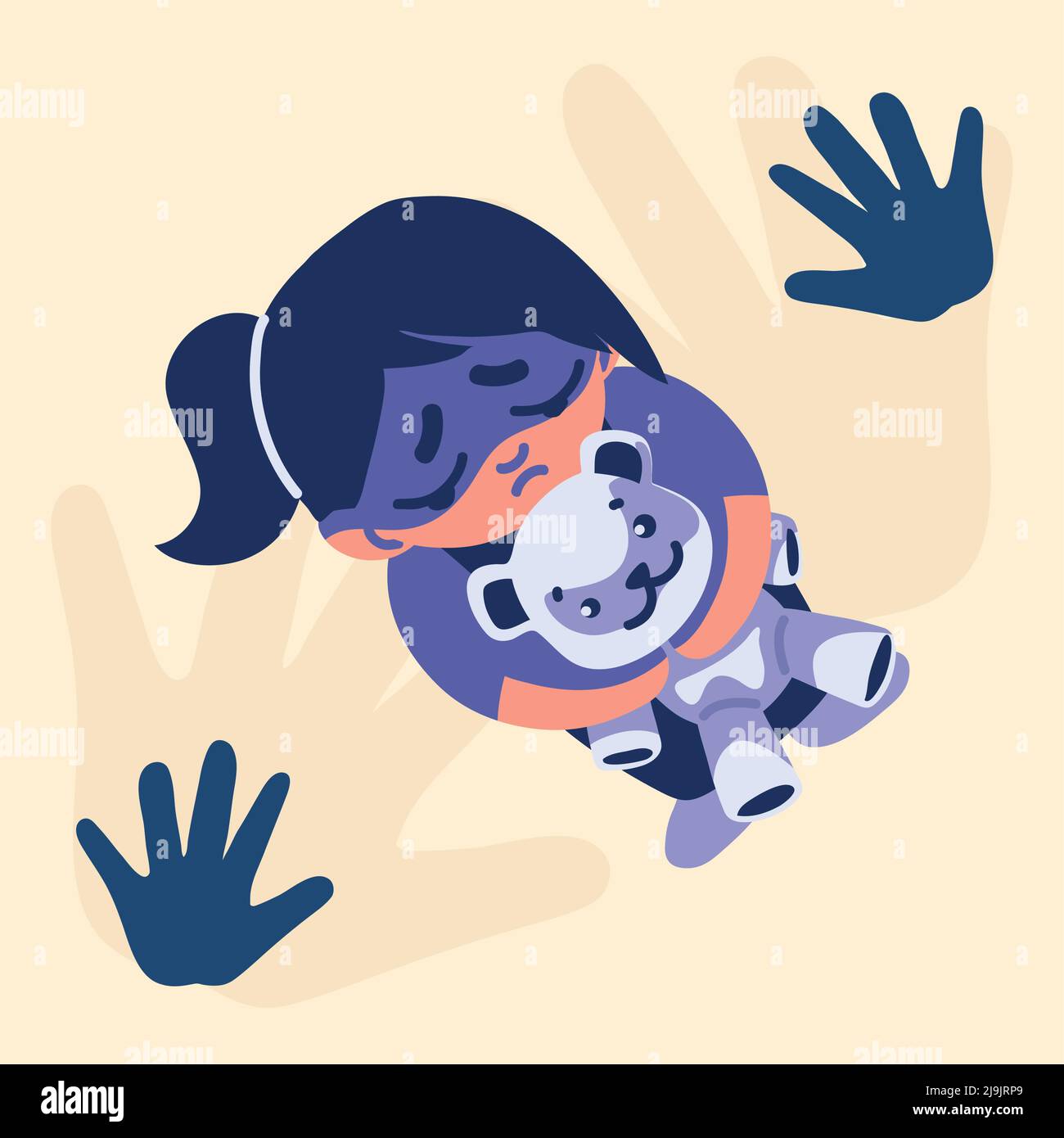 Child emotional abuse Stock Vector Images - Alamy