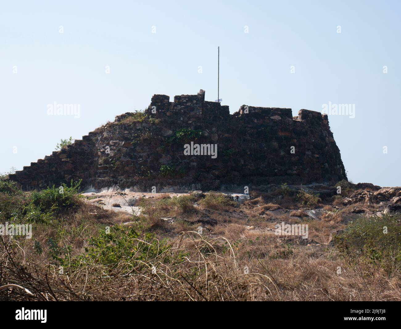 Bastion of magnificent Sindhudurg Fort near malvan district Sindhudurg ...