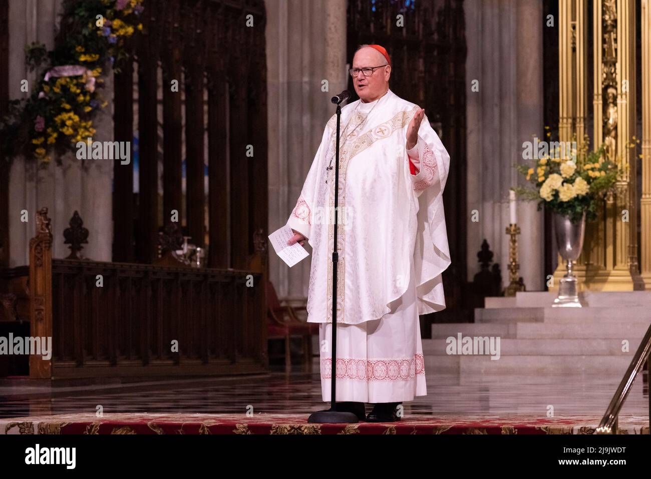 Cardinal Timothy Dolan delivers the liturgy for nearly 2,000 graduating ...