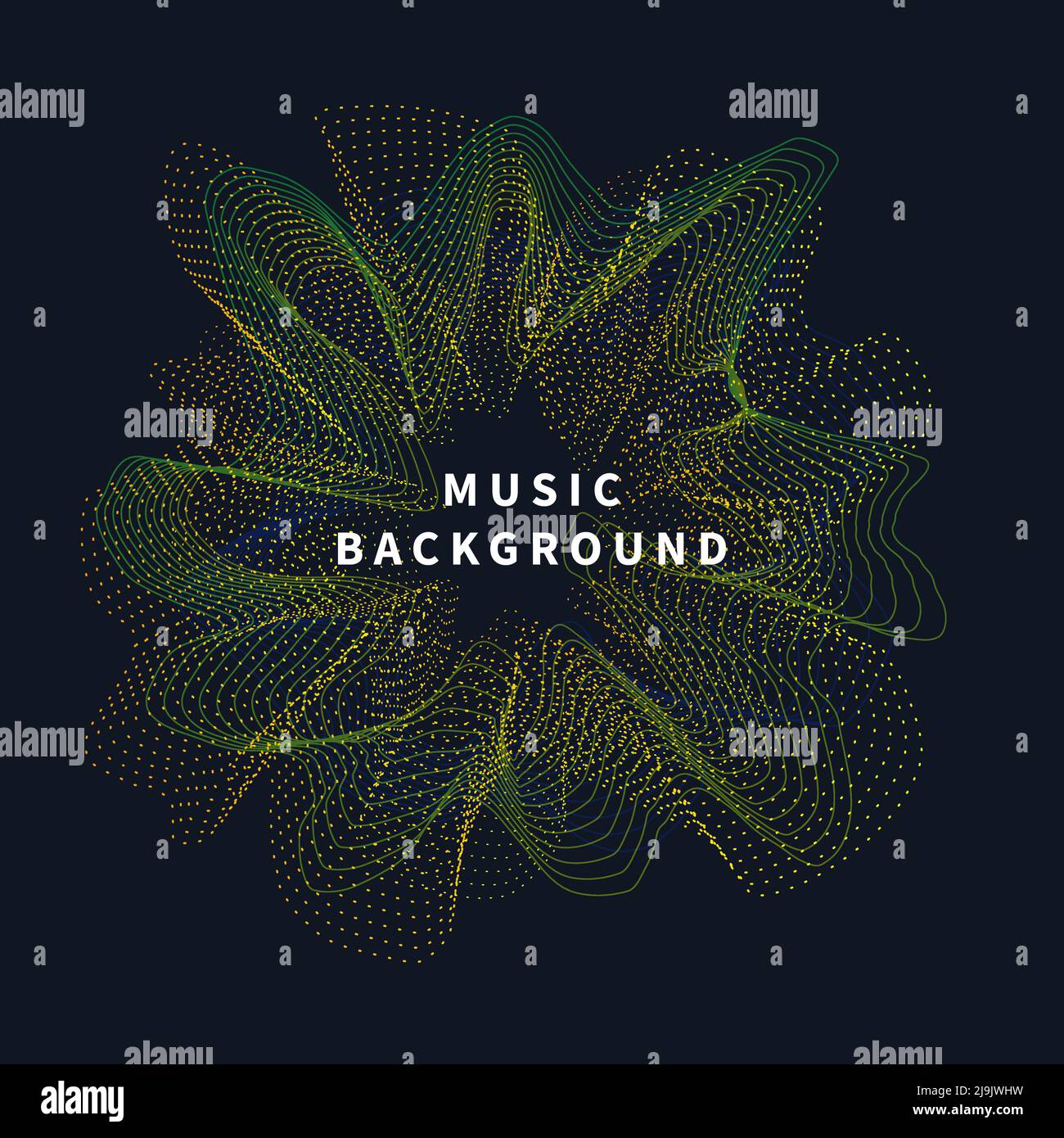 Music abstract wavy poster Stock Vector Image & Art - Alamy