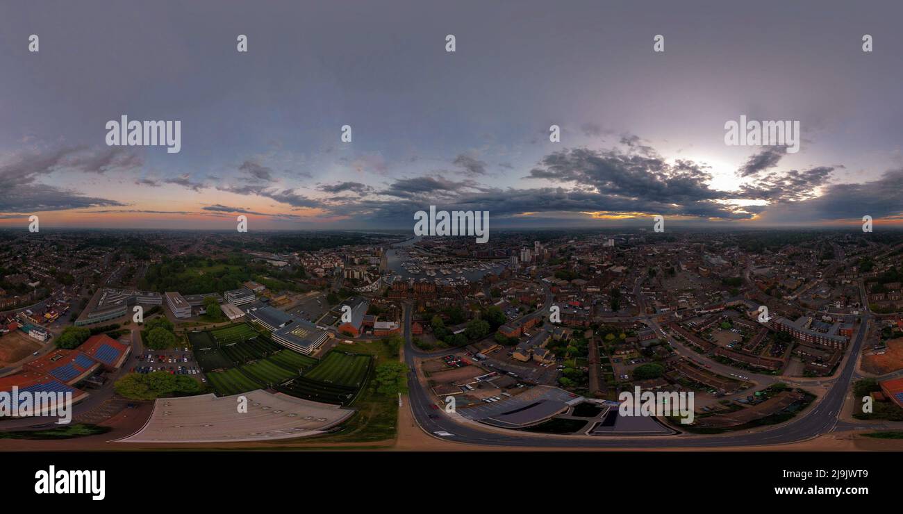 360 degree aerial hi-res stock photography and images - Alamy