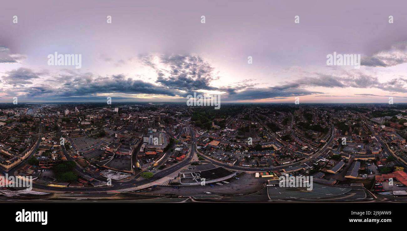 Aerial 360 degree view light hi-res stock photography and images - Alamy