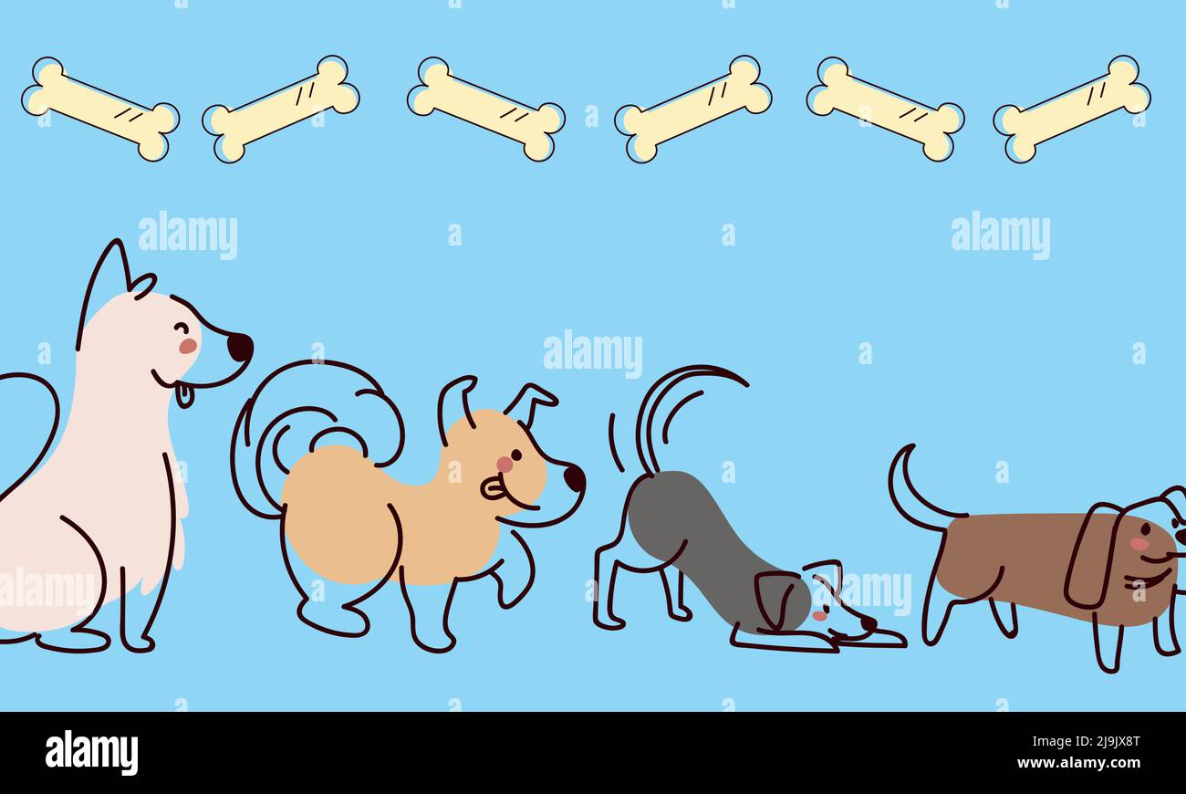 different pets dogs Stock Vector Image & Art - Alamy