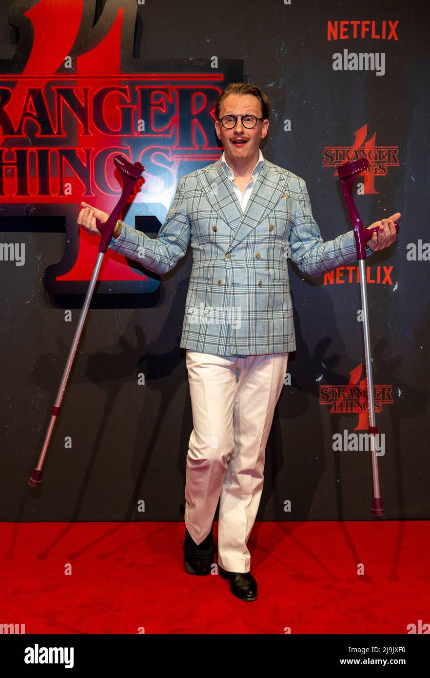 Berlin, Germany. 23rd May, 2022. Jan-Henrik Scheper-Stuke comes to the ...