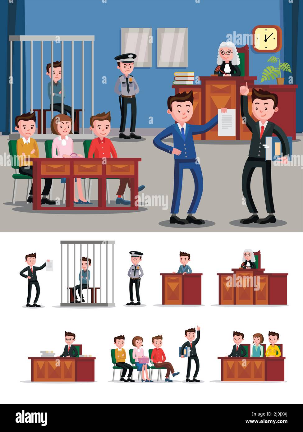 Court in session sign Stock Vector Images - Alamy