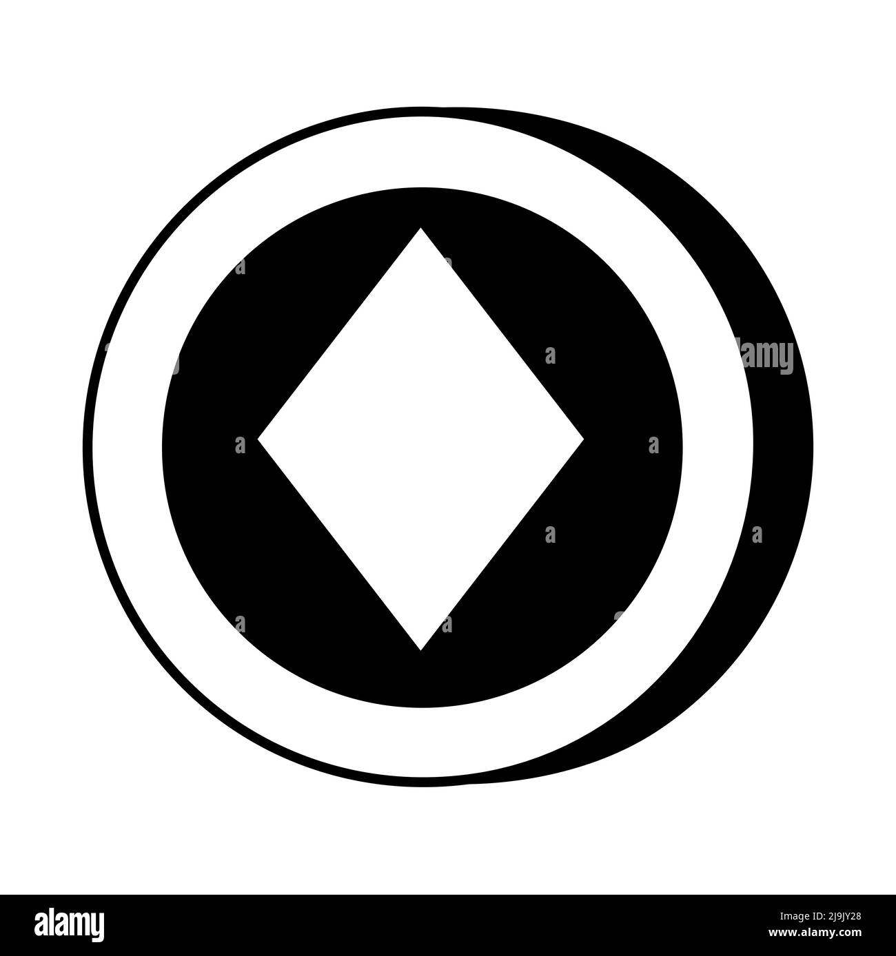 Red diamond shape Black and White Stock Photos & Images - Alamy