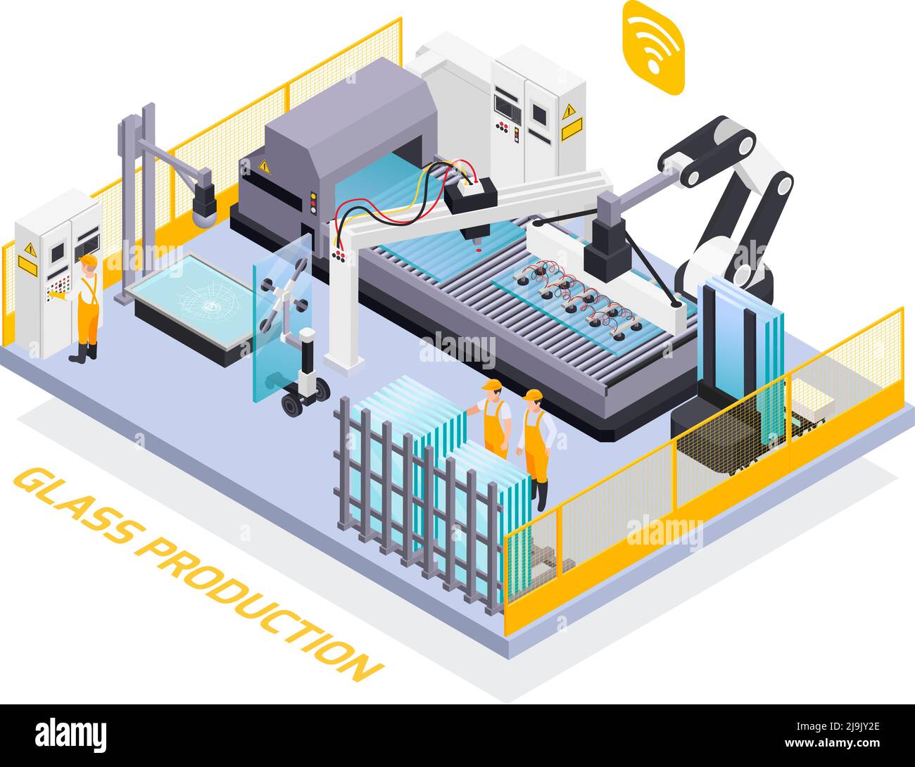 Intelligent manufacturing vector vectors hi-res stock photography and ...