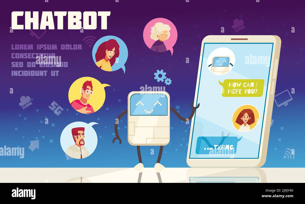 Call center intelligent chatbot improving customer experience flat ...