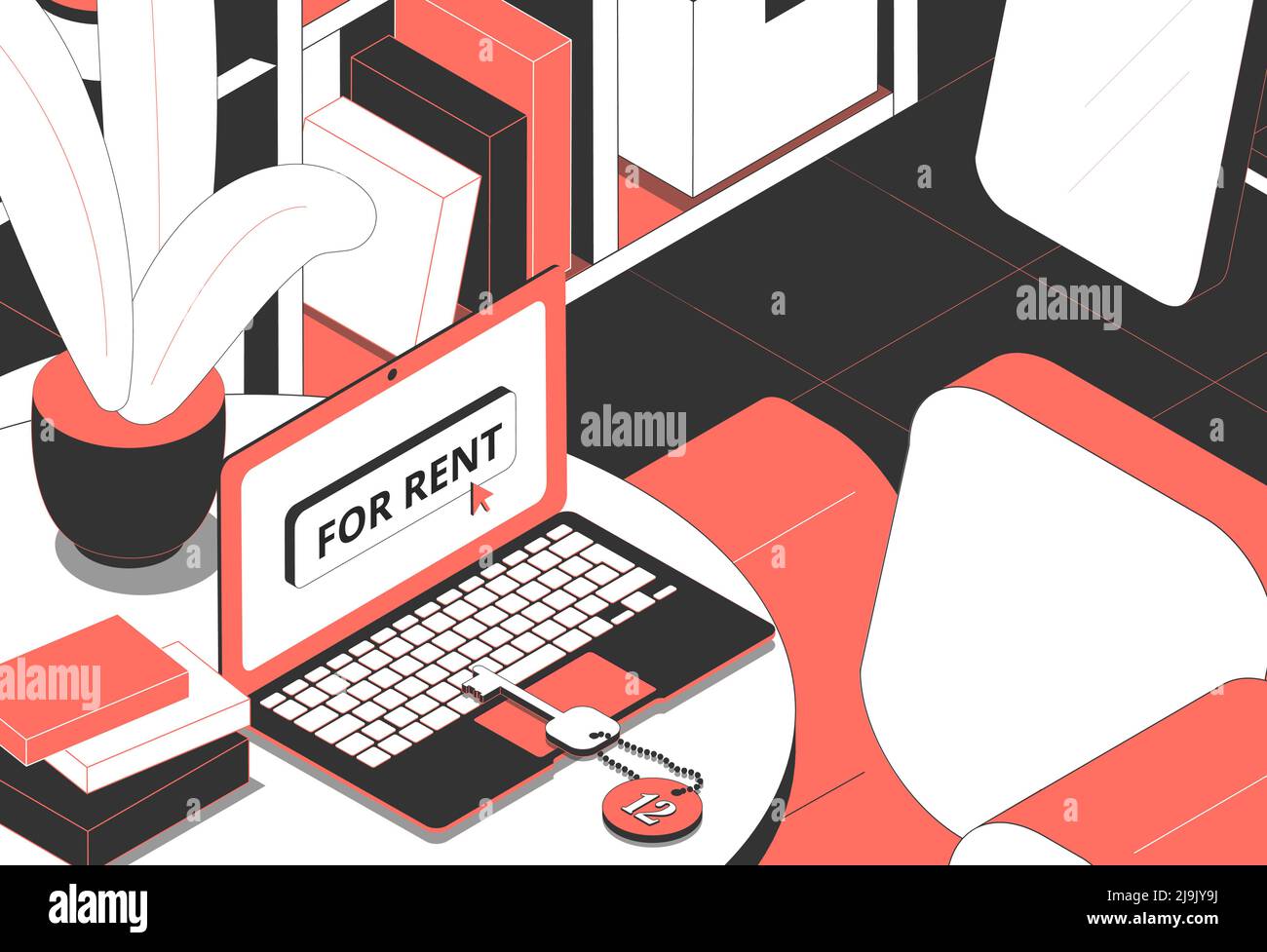 Office space rental Stock Vector Images - Alamy
