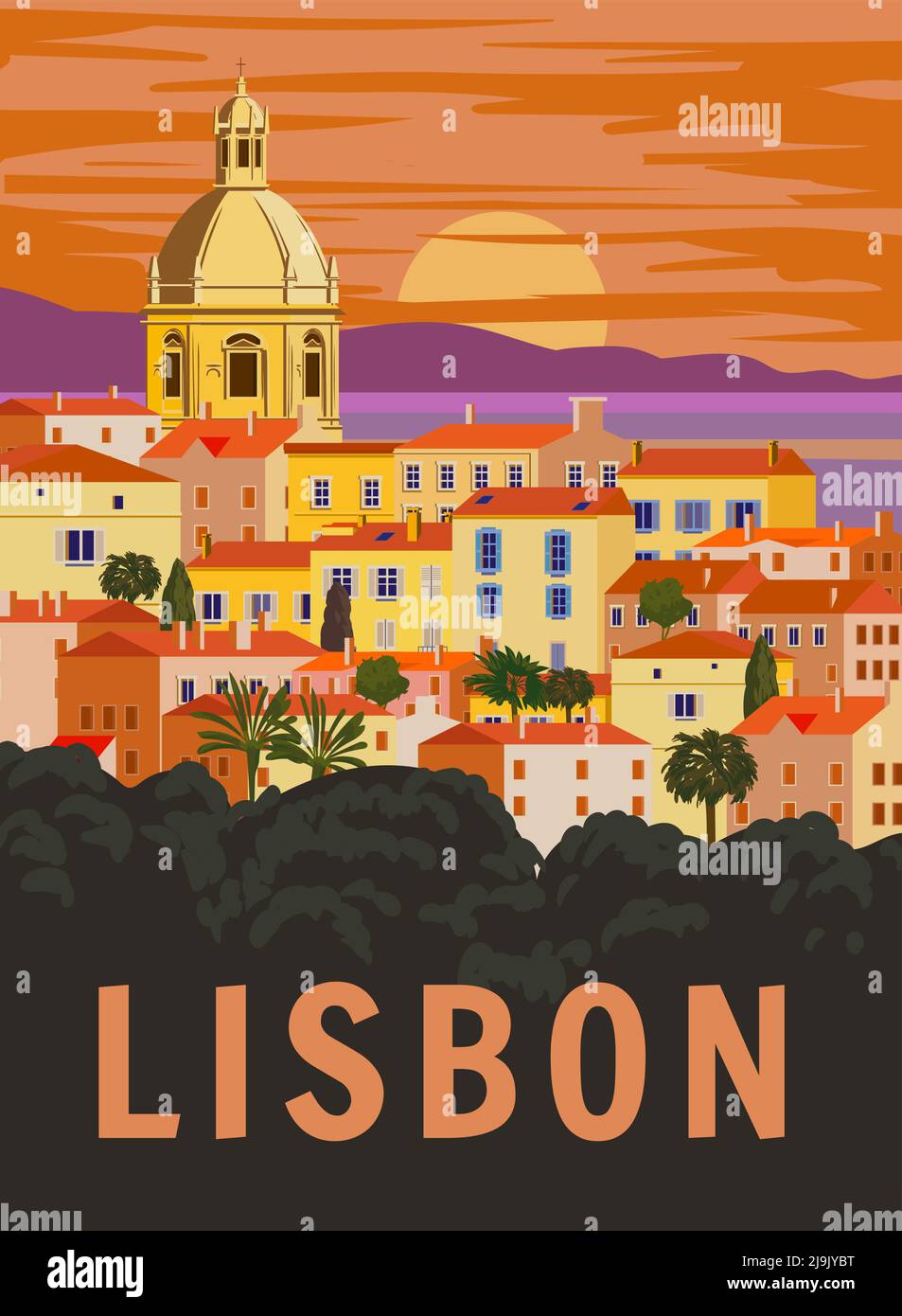 Lisboa view Stock Vector Images - Alamy