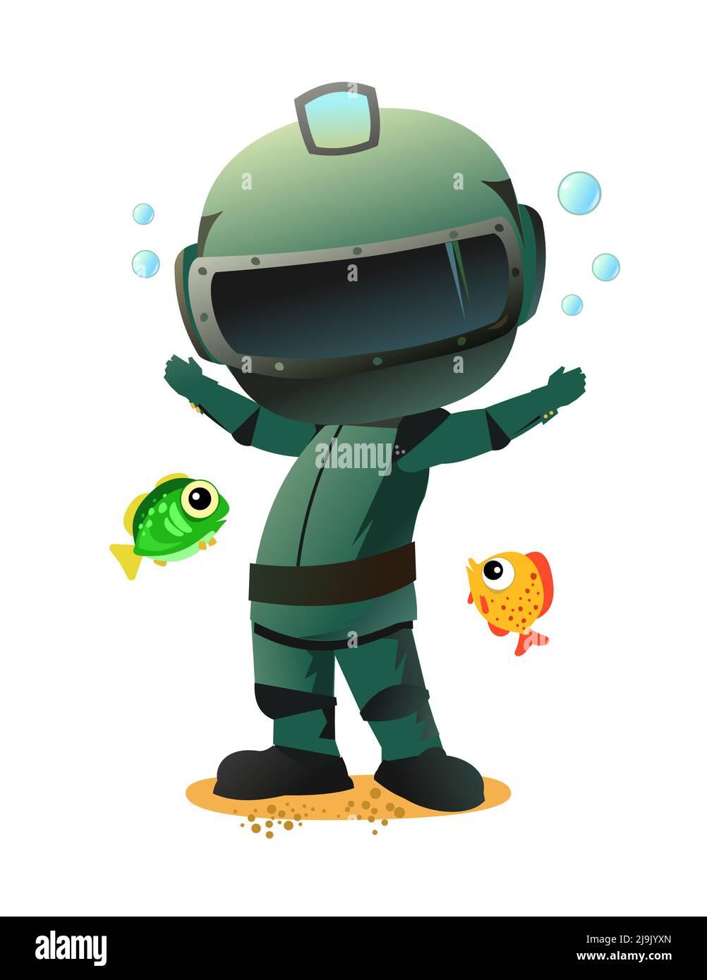 Diving in lake Cut Out Stock Images & Pictures - Alamy