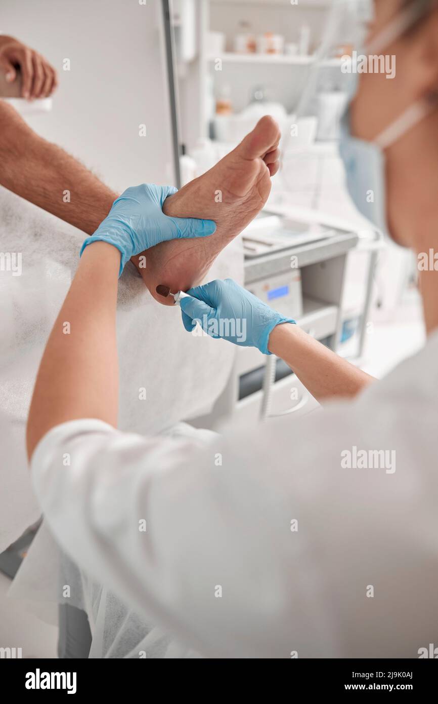 Professional pedicure machine hi-res stock photography and images - Alamy