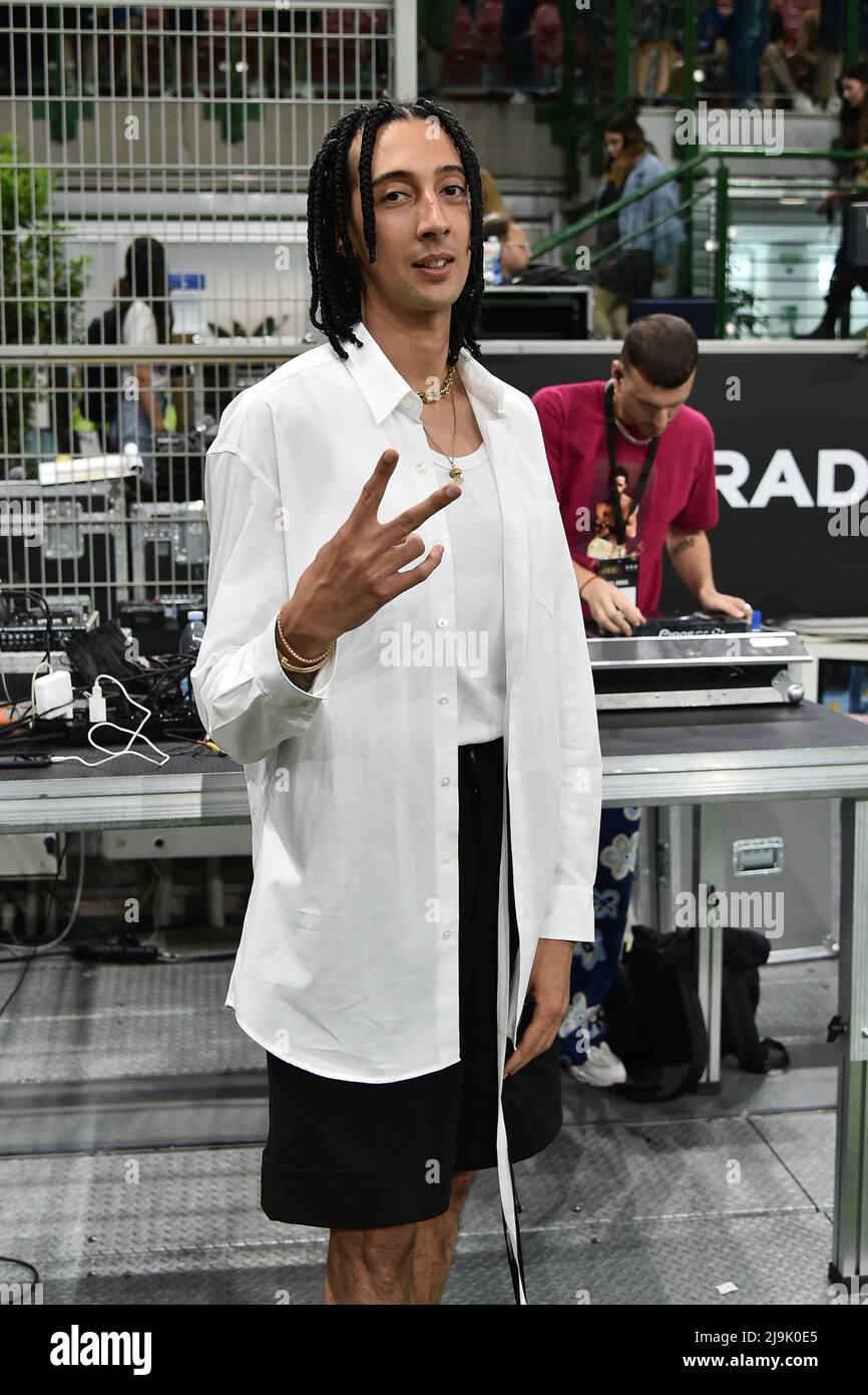 Ghali Integration Heroes The Match San Siro Stadium Milan, Italy 23rd ...