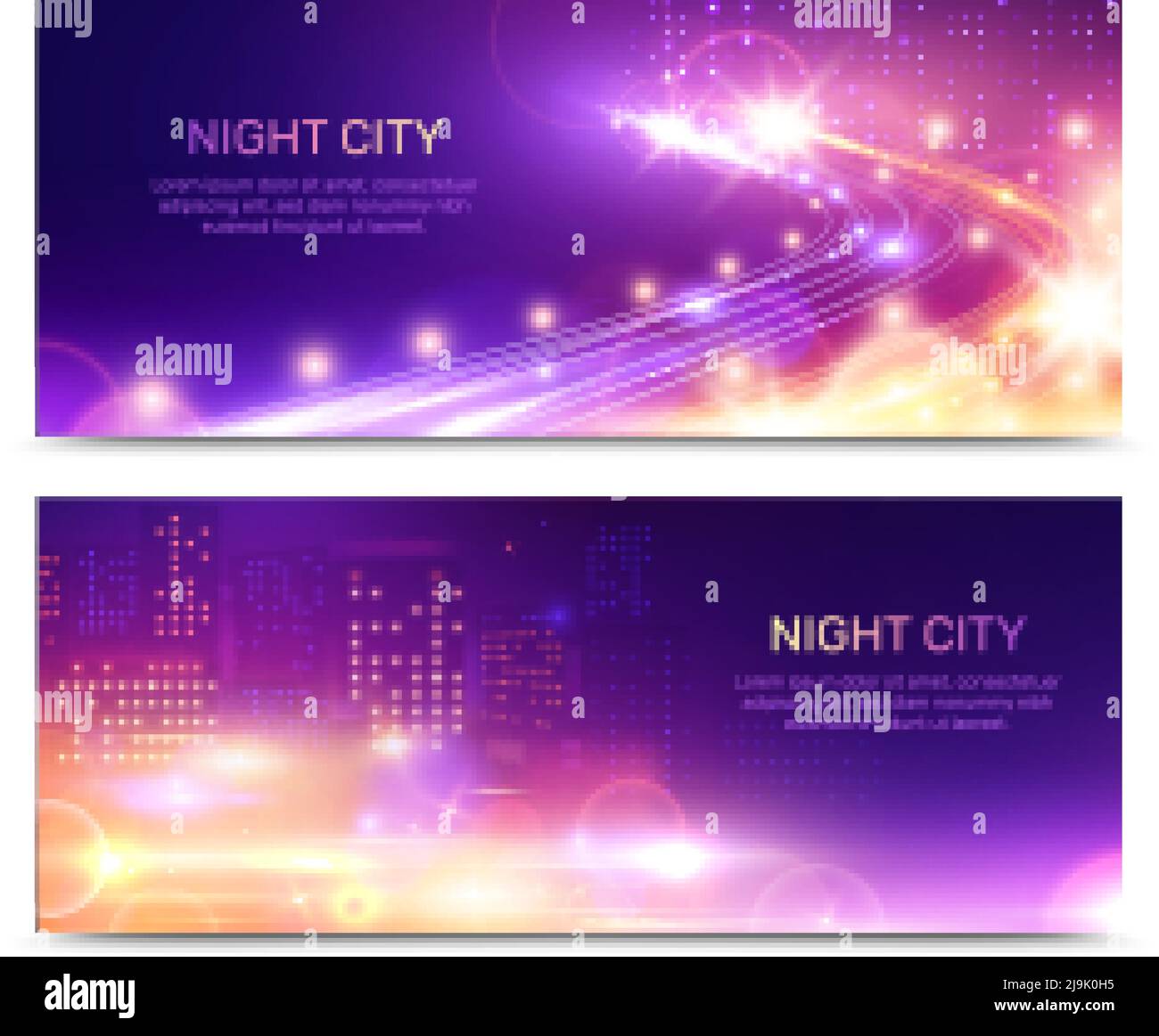 Traffic street horizontal Cut Out Stock Images & Pictures - Alamy