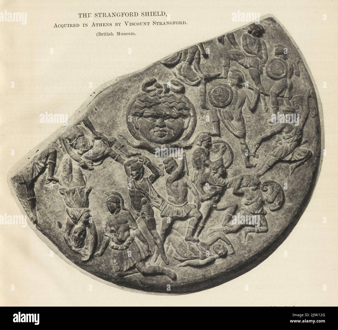 THE STRANGFORD SHIELD, Acquired in Athens by Viscount Strangford from ...