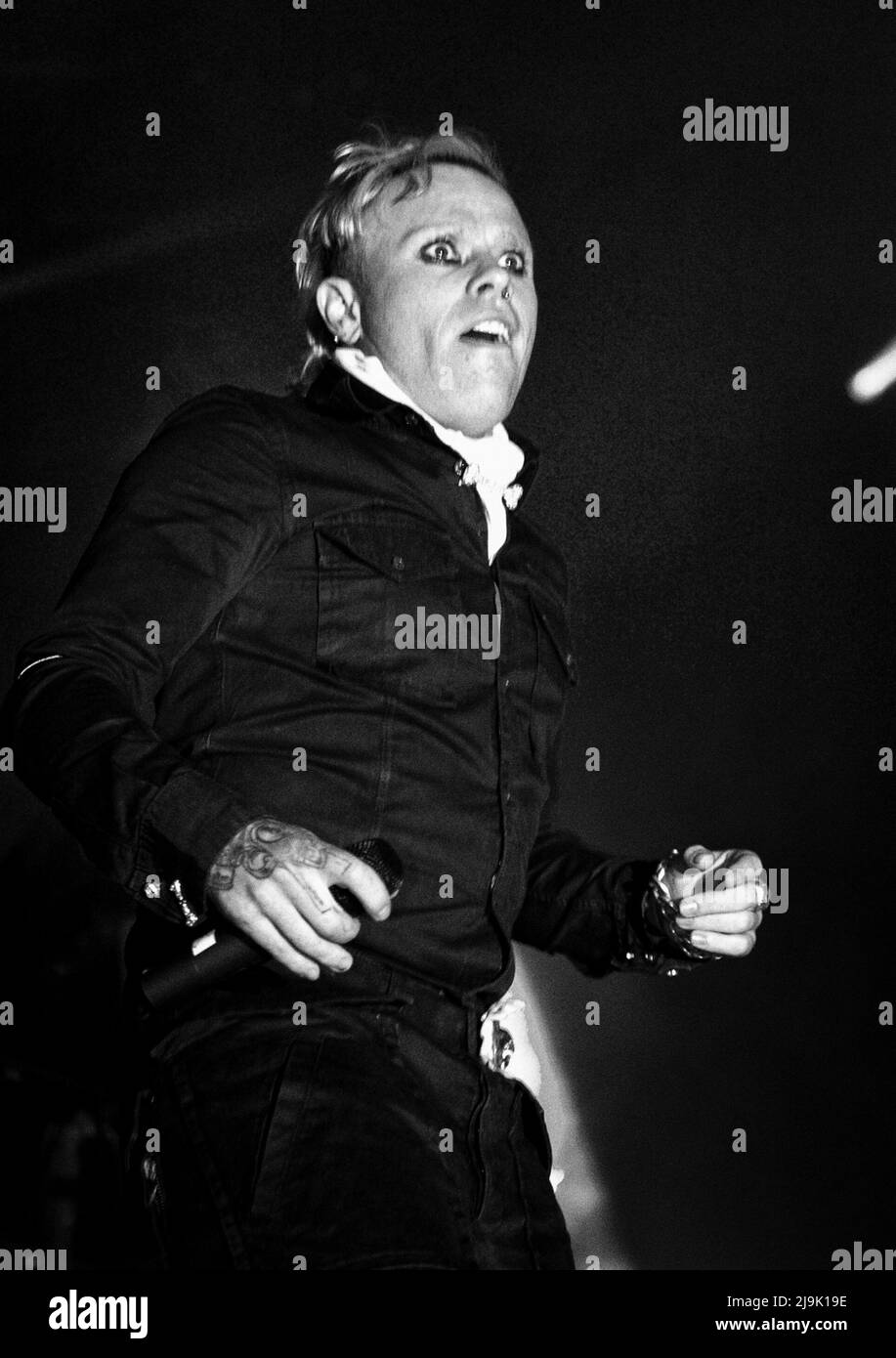The prodigy keith flint Black and White Stock Photos & Images - Alamy